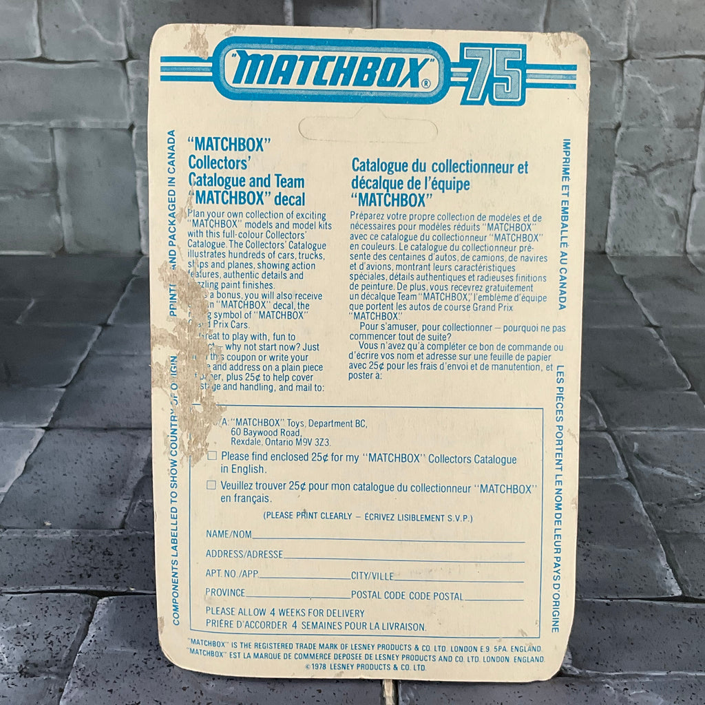 Vintage Matchbox: Superfast - No. 30 Swamp Rat – Cherry Bomb Toys